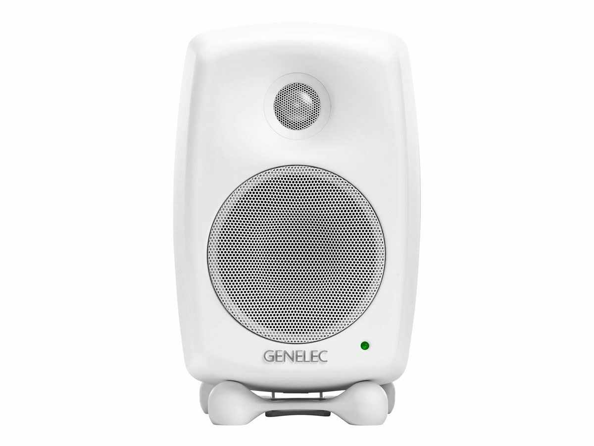Genelec 8020D Studio Monitor, 100W RMS - White