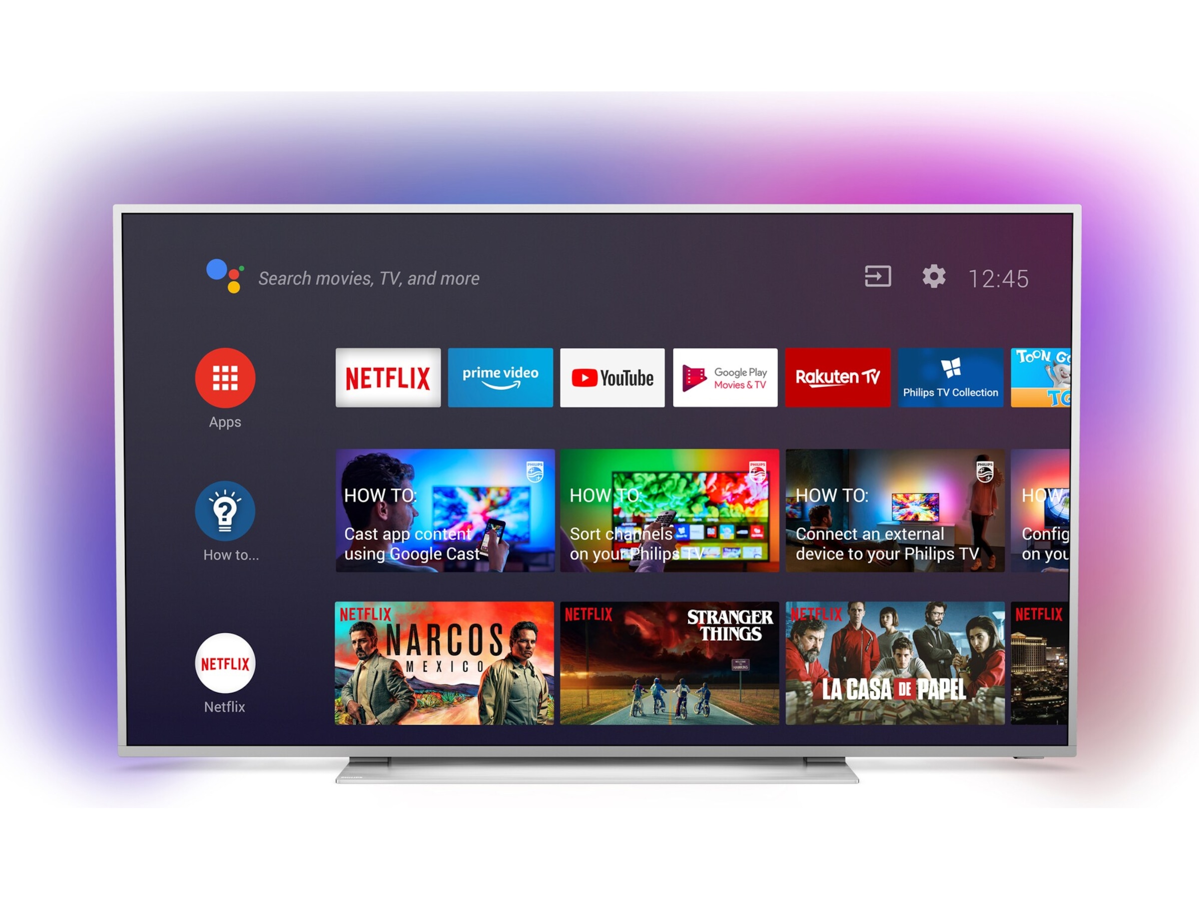 65" Philips The One 65PUS7354 Smart-TV, UHD/4K, HDR, Android, Ambilight